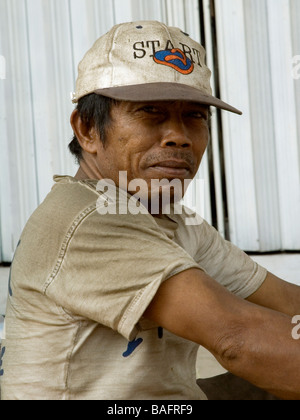 Homeless man in Bandung, West Java, Indonesia Stock Photo - Alamy
