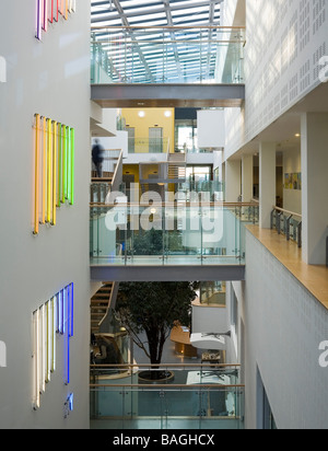 holywood arches health centre atrium and waiting room balconies Stock ...