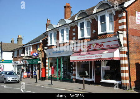 High Street, Bagshot, Surrey, England, United Kingdom Stock Photo ...