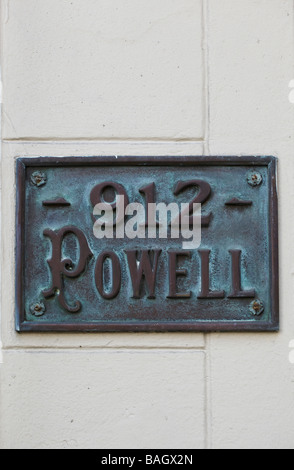 Powell street sign Stock Photo - Alamy