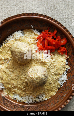 Gushtaba meatballs is a kashmiri dish made of with mutton minced in ...