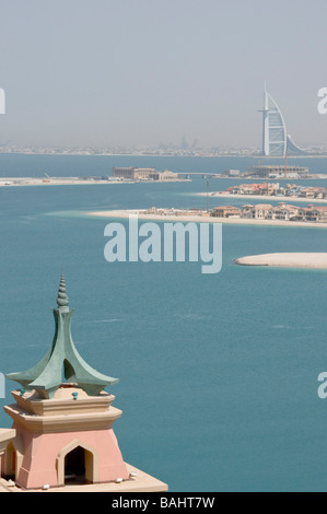 View of Burj al Arab, Palm Jumeirah Corniche Area, Emaar Beachfront ...