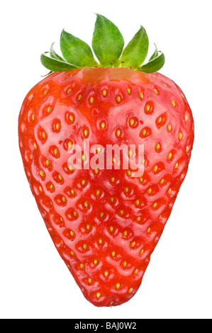 object on white - food strawberry close up Stock Photo - Alamy