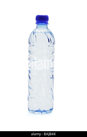 Bottled water on isolated white background Stock Photo - Alamy