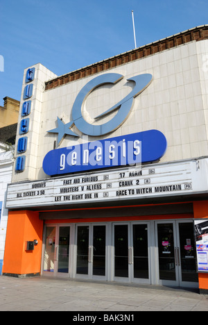 The Genesis Cinema in Mile End Road Whitechapel London Stock Photo - Alamy
