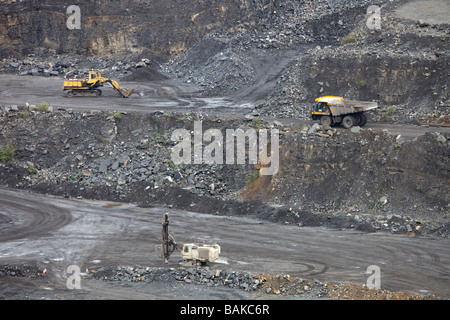 A limestone quarry in Clitheroe Lancashire UK to produce cement The ...