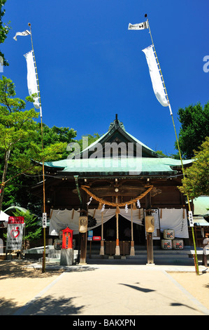 Asia, Japan, Honshu, Yamaguchi prefecture, Iwakuni, aerial view of ...