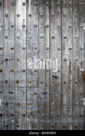 plank bolt doors fortress barrier rough hewn vertical sturdy heavy ...
