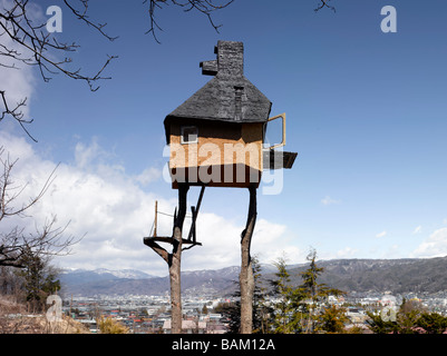 TREE TEA HOUSE, TERUNOBU FUJIMORI, NAGANO, JAPAN Stock Photo - Alamy