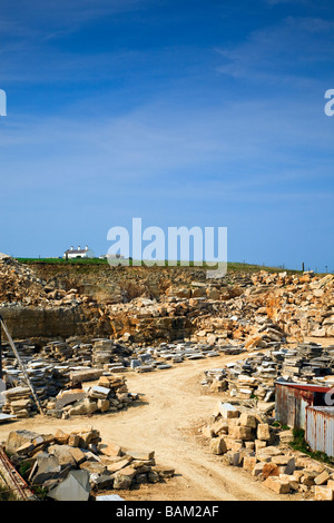 Portland stone quarry, St Aldhelm's Head Isle of Purbeck Dorset UK 2009 ...