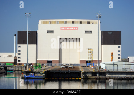 BAE Systems and Devonshire Dock, Barrow-in-Furness, Cumbria, England UK ...