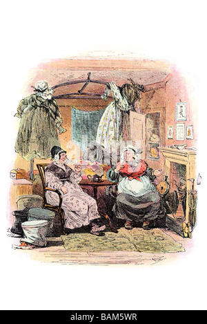 Charles Dickens 's 'Martin Chuzzlewit' : portrait of Mrs. Gamp ...