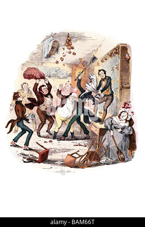 The Pickwick Papers by Charles Dickens. Illustration of Alfred Jingle ...