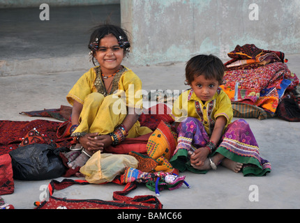 Rural tribal children. Gujarat, India Stock Photo - Alamy