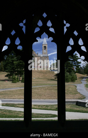 Cornell Uris Library and Clocktower, at Ithaca New York Stock Photo - Alamy
