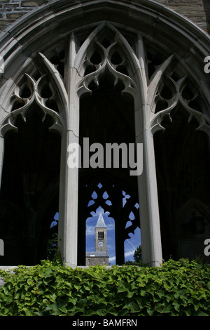 Cornell Uris Library and Clocktower, at Ithaca New York Stock Photo - Alamy
