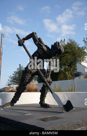 the turfman sculpture bronze statue commemorating a character in a ...