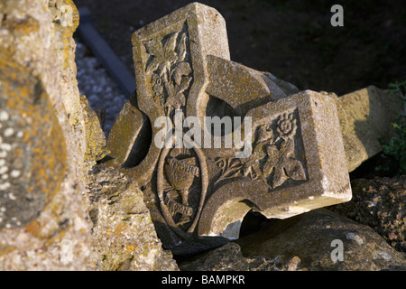 Remains of Saint Colemans abbey and 16th century church at Ardboe on ...