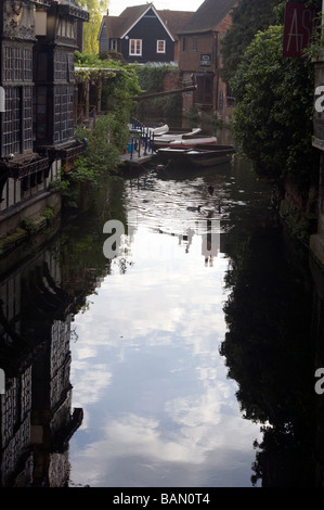 Canterbury River and ducking stool Stock Photo - Alamy