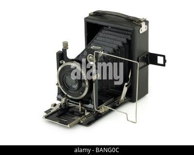 quarter plate folding camera c,1930 Stock Photo - Alamy