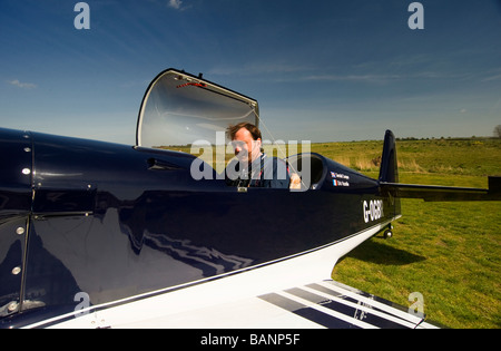 Pilot Gerald Cooper in his CAP 232 Aerobatics Aircraft, Part of the ...