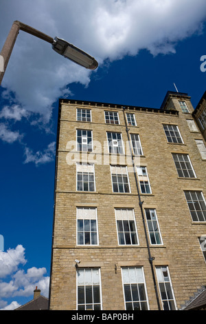 The Spa Mill buildings at Slaithwaite in the Colne Valley, Huddersfield ...