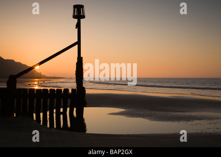 beach pool and groynes at sheringham norfolk england Stock Photo - Alamy