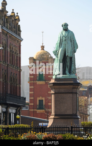 Statue of Sir James Ramsden in Ramsden Square, Barrow-in-Furness ...