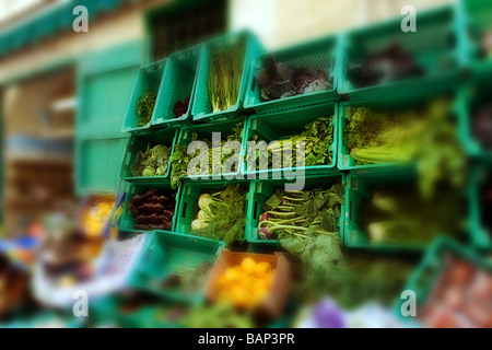 Greengrocer's Shop, Valletta, Malta Stock Photo - Alamy