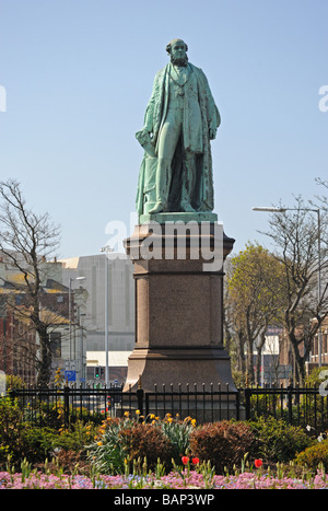 Sir James Ramsden Statue, Barrow in Furness Stock Photo - Alamy