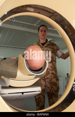 Basra British base COB UK MED group.Staff nurse with sergeant who broke ...