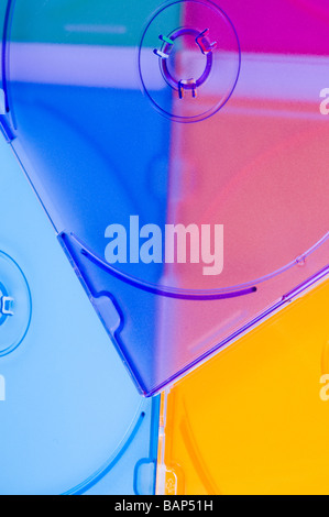 disks multiciolored boxes technology background Stock Photo - Alamy