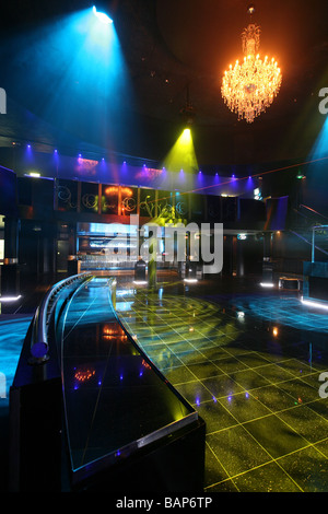 colourful interior of empty nightclub Stock Photo - Alamy