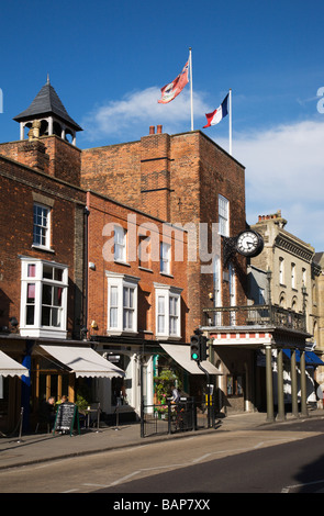 Historical Maldon Moot Hall building in the town centre with summer ...