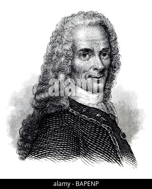VOLTAIRE, François-Marie Arouet - portrait of Voltaire after the ...