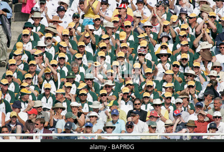 crowd watching cricket test match at headingley leeds yorkshire uk ...