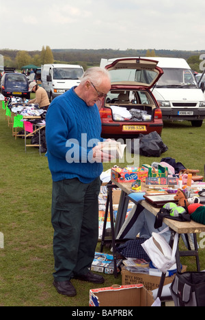 Car Boot Sale, Bordon, Hampshire UK Stock Photo - Alamy