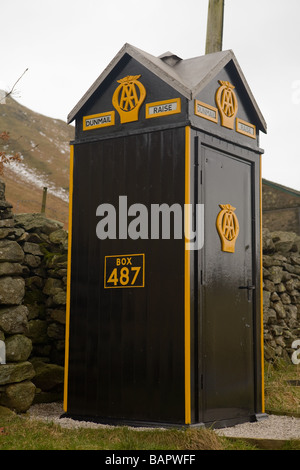 Communication for assistance before mobile phones Stock Photo - Alamy
