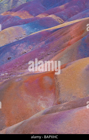 Colored sands at Chamarel Mauritius Stock Photo - Alamy