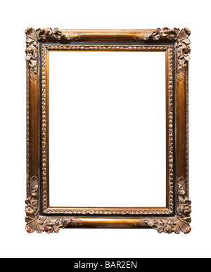 Old wooden picture frame Stock Photo - Alamy