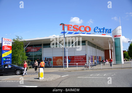 Tesco Extra Supermarket, Addlestone, Surrey, England, United Kingdom ...