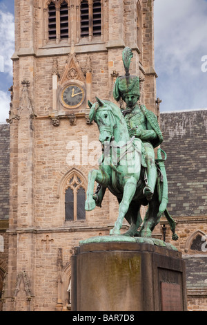 england and statue in old city of Stock Photo - Alamy