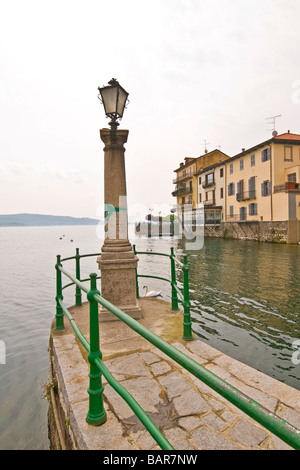 Lakefront Arona Province of Novara Italy Stock Photo - Alamy