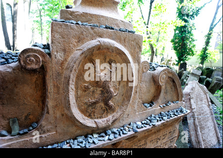 Tombstone of Rabbi Loew, Judah Loew ben Bezalel is known as the Maharal ...