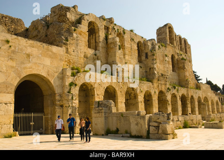 The Odeon of Herodes Atticus in central Athens, known as the Irodeio ...