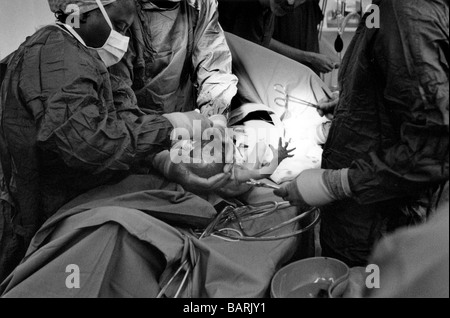 Newborn child, doctors, operation, birth, Caesarean section, surgery ...