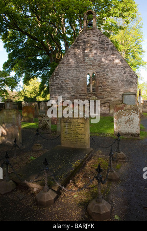 Auld Kirk, Alloway, Ayrshire, Scotland .The Alloway Auld Kirk, which ...