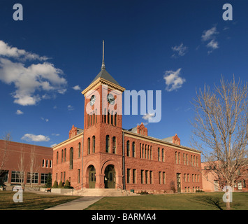 the old 1894 Flagstaff sandstone courthouse Flagstaff Arizona Stock ...