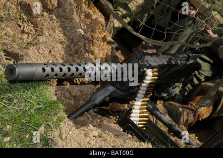 German machine gun WWII Stock Photo - Alamy