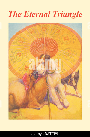 The Eternal Love Triangle Stock Photo - Alamy